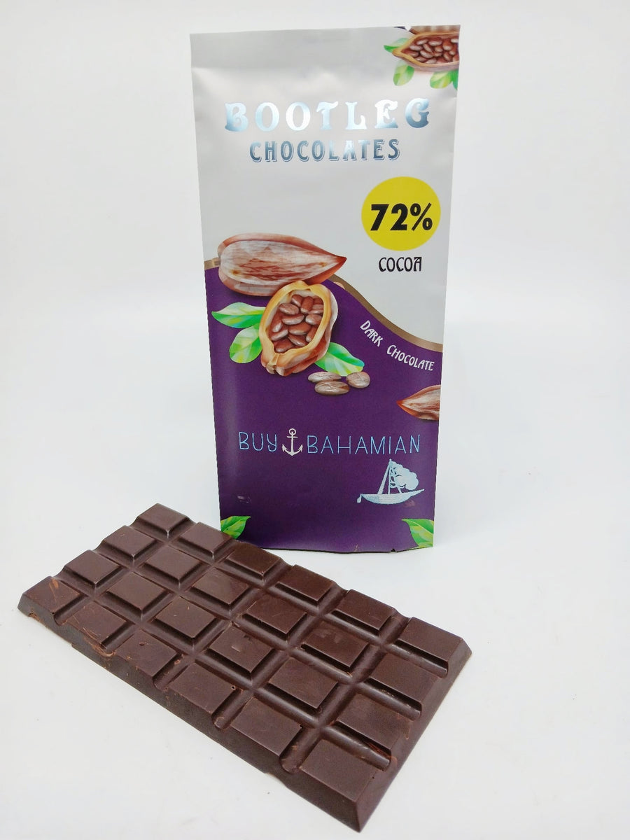 72% Solid Chocolate Bar – Bootleg Chocolates
