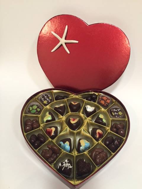Large 24 PC Heart Box – Bootleg Chocolates