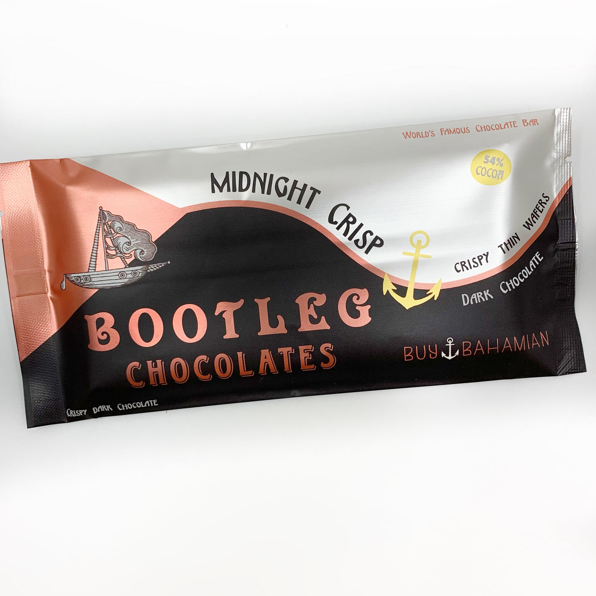 Midnight Crisp Chocolate Bar – Bootleg Chocolates