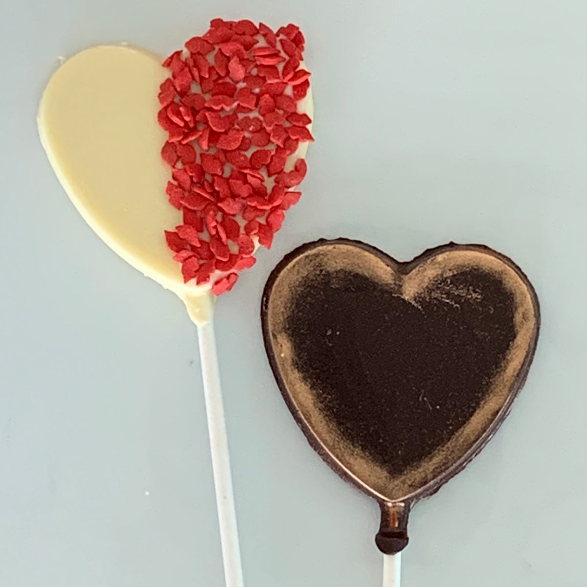Chocolate Heart Lollipops (1 Pc) – Bootleg Chocolates